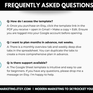 Linkedin Content Planner Spreadsheet Template, Linkedin Plan and ...