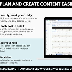 Linkedin Content Planner Spreadsheet Template, Linkedin Plan and ...