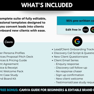 Client Onboarding Template Bundle, Service Business Starter Kit, New ...
