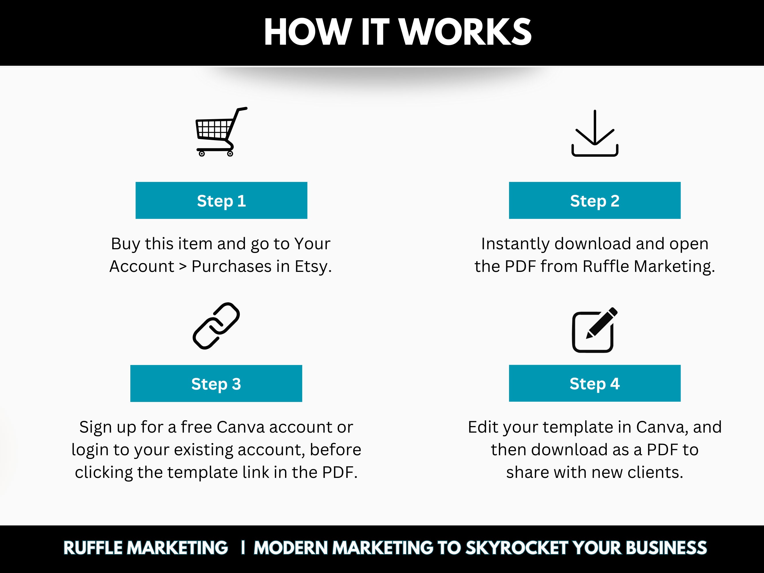 Client Welcome Pack Editable Canva Template, Professional New Client ...