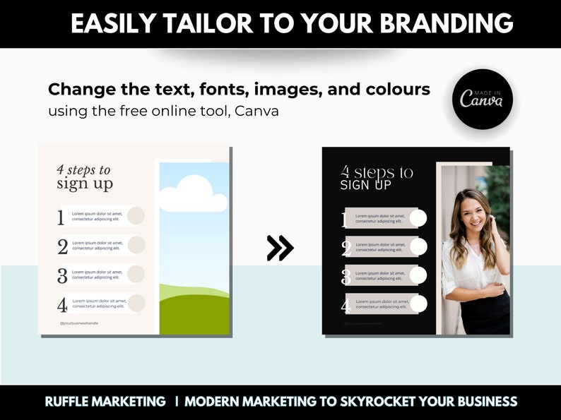 60 Facebook Business Posts Template Neutral, FB Feed Content, Aesthetic ...