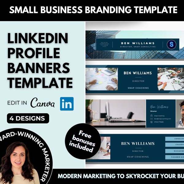 Linkedin Background - Etsy