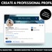 Editable Linkedin Profile Banners Canva Template Bundle, Blue Coaching ...