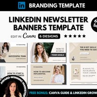 Linkedin Banner, Cozy Linkedin Background, Beige Botanical Linkedin ...