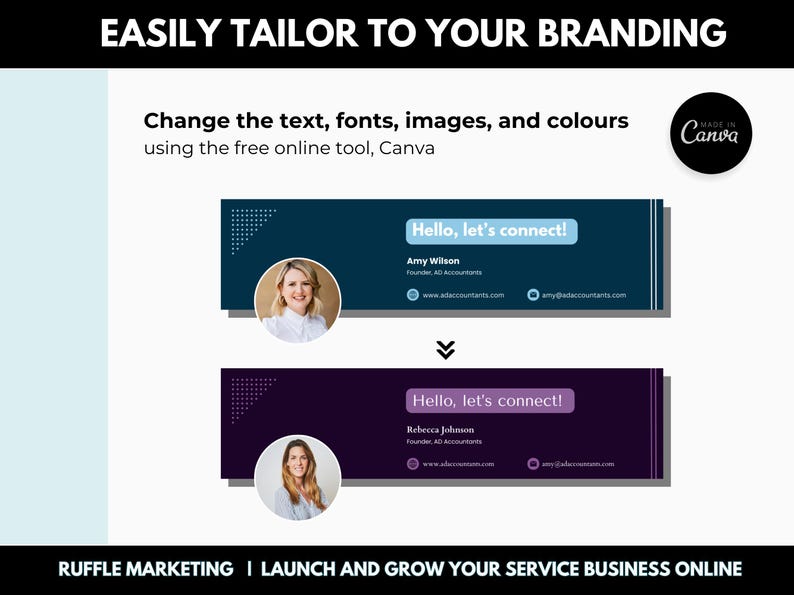 Employee Linkedin Banners Canva, Blue Linkedin Banner Templates for ...