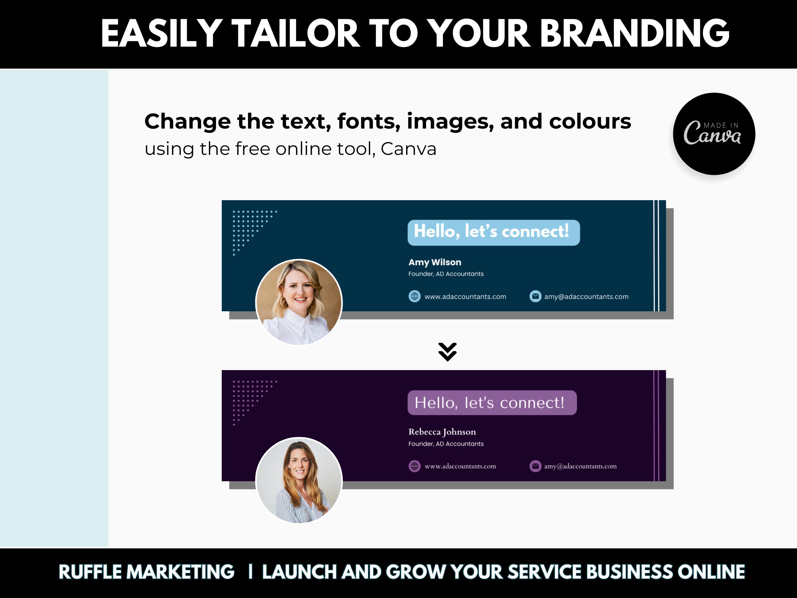 Employee Linkedin Banners Canva, Blue Linkedin Banner Templates for ...
