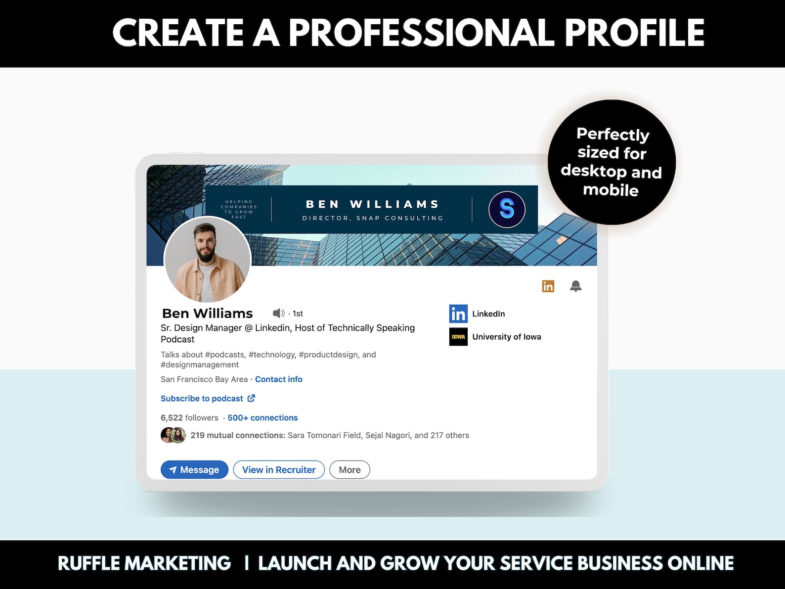 Linkedin Profile Banner Editable Canva Template Coaching, 4 LI Personal ...