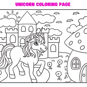 Unicorn Activity Bundle With 18 Pages of Games, Coloring, Activities ...