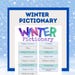 Printable Winter Pictionary Game - Etsy
