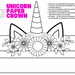 Unicorn Activity Bundle With 18 Pages of Games, Coloring, Activities ...