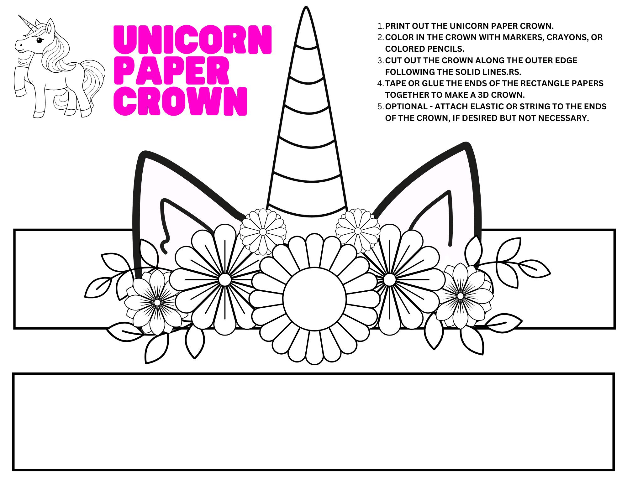 Unicorn Activity Bundle With 18 Pages of Games, Coloring, Activities ...