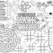 5 Printable Back to School Activity Pages (plus 1 Page Answer Key ...