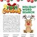 Very Merry Christmas Word Search - Etsy