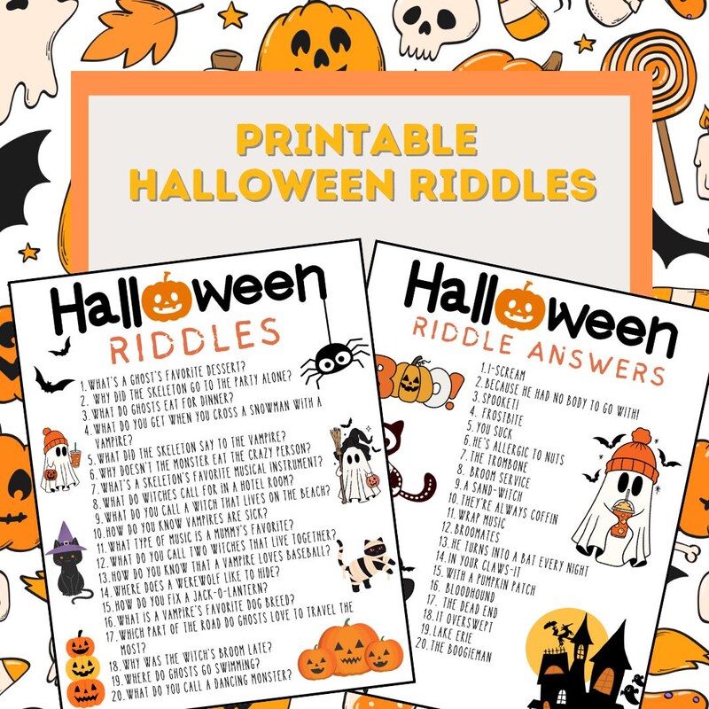 Riddle Me This Halloween - Etsy