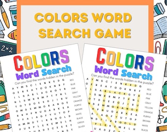 Printable Back to School Word Search With Answer Key - Etsy