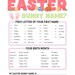 What is Your Easter Bunny Name Printable - Etsy