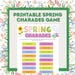 Printable Spring Charades Game - Etsy