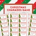 Printable Christmas Charades Game - Etsy UK