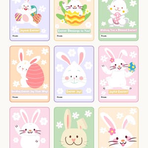 27 Printable Easter Gift Tags - Etsy