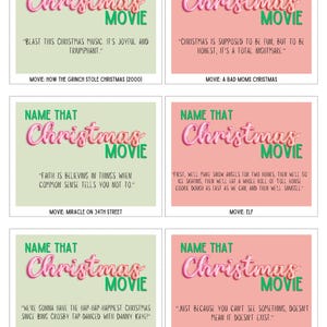 Printable Name That Christmas Movie Game - Etsy