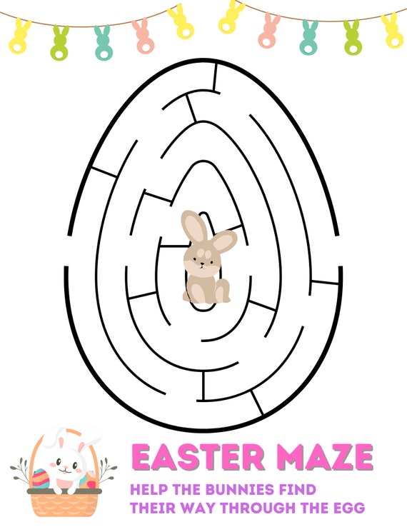 Easter Mazes Easy Easter Mazes (free!) Homeschool Share