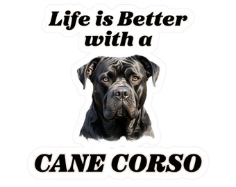 Cane Corso Dad H796 8 Inch Sticker Decal Dog Italian Mastiff Coursing ...