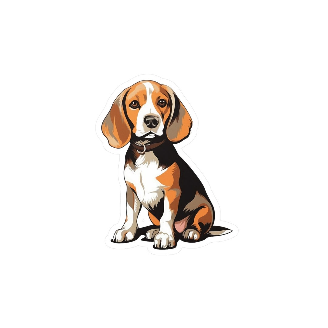 Beagle Sticker - Vinyl Dog Decals - Pet Stickers - Etsy