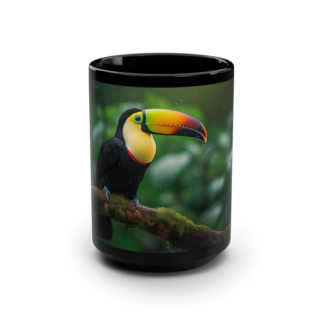 Toucan Mug | Bird Lover Gift | Bird Coffee Cup | Friend Gift | 15oz - Etsy