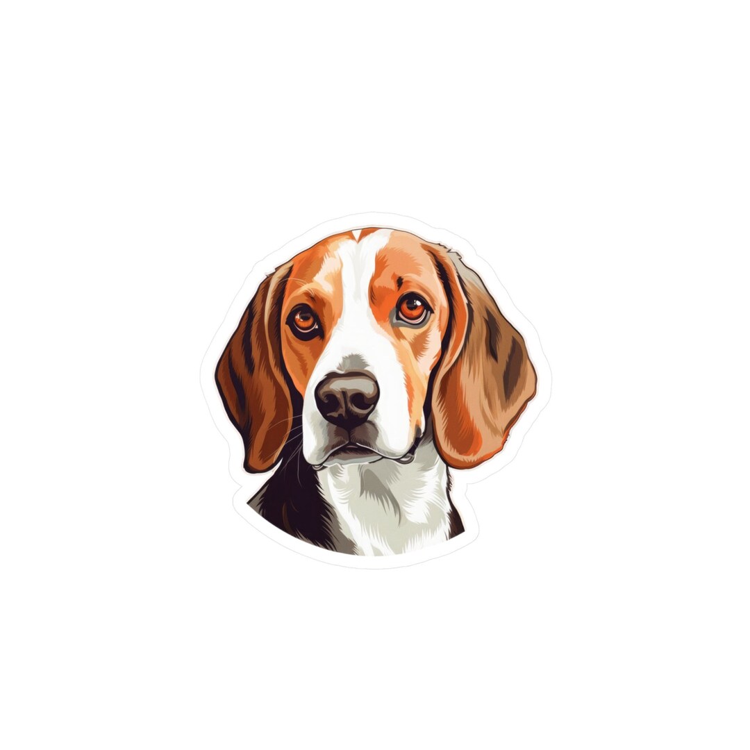 Beagle Sticker - Kiss-cut Vinyl Decals - Etsy