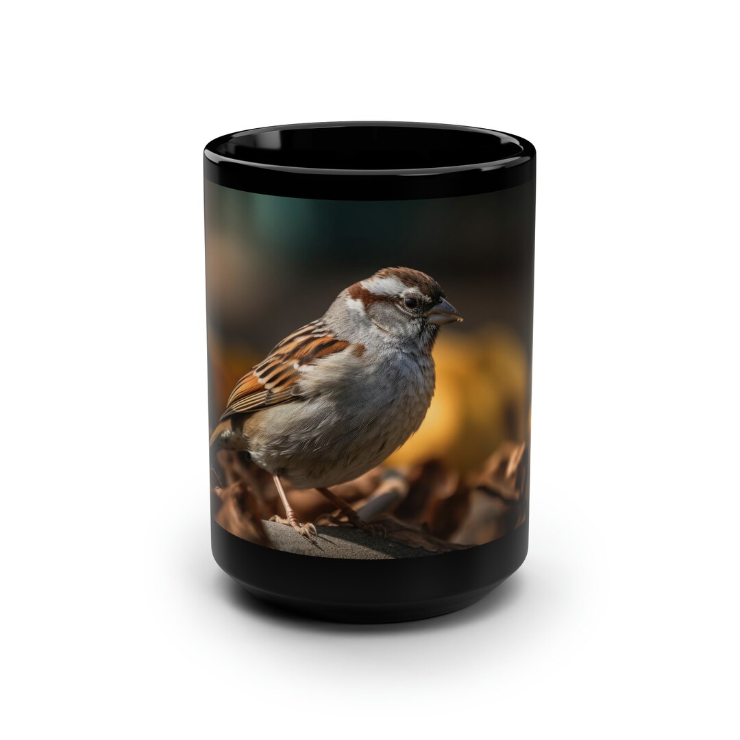 Sparrow Mug - Bird Lover Gift - Bird Coffee Cup - Friend, Coworker or ...