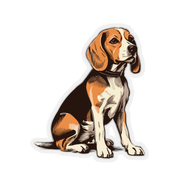 Beagle Sticker Dog Decal Pet Laptop Sticker - Etsy