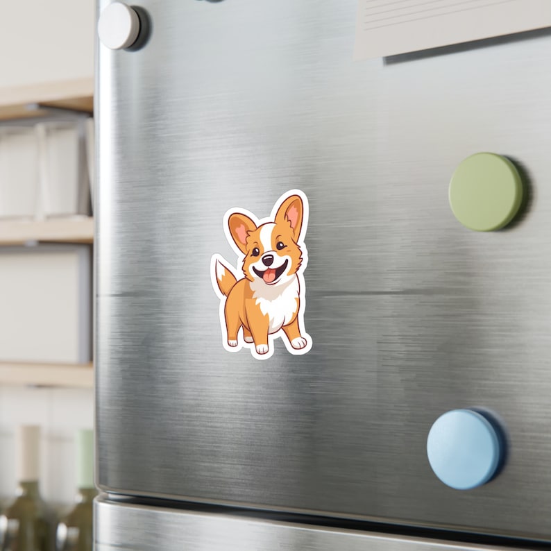 Corgi Sticker Kiss-cut Vinyl Dog Decals - Etsy