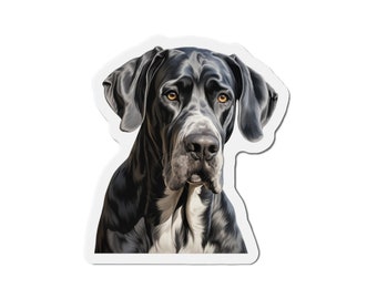 Great Dane Magnet: Gift for Dog Lovers, Vet Techs, Teachers ...