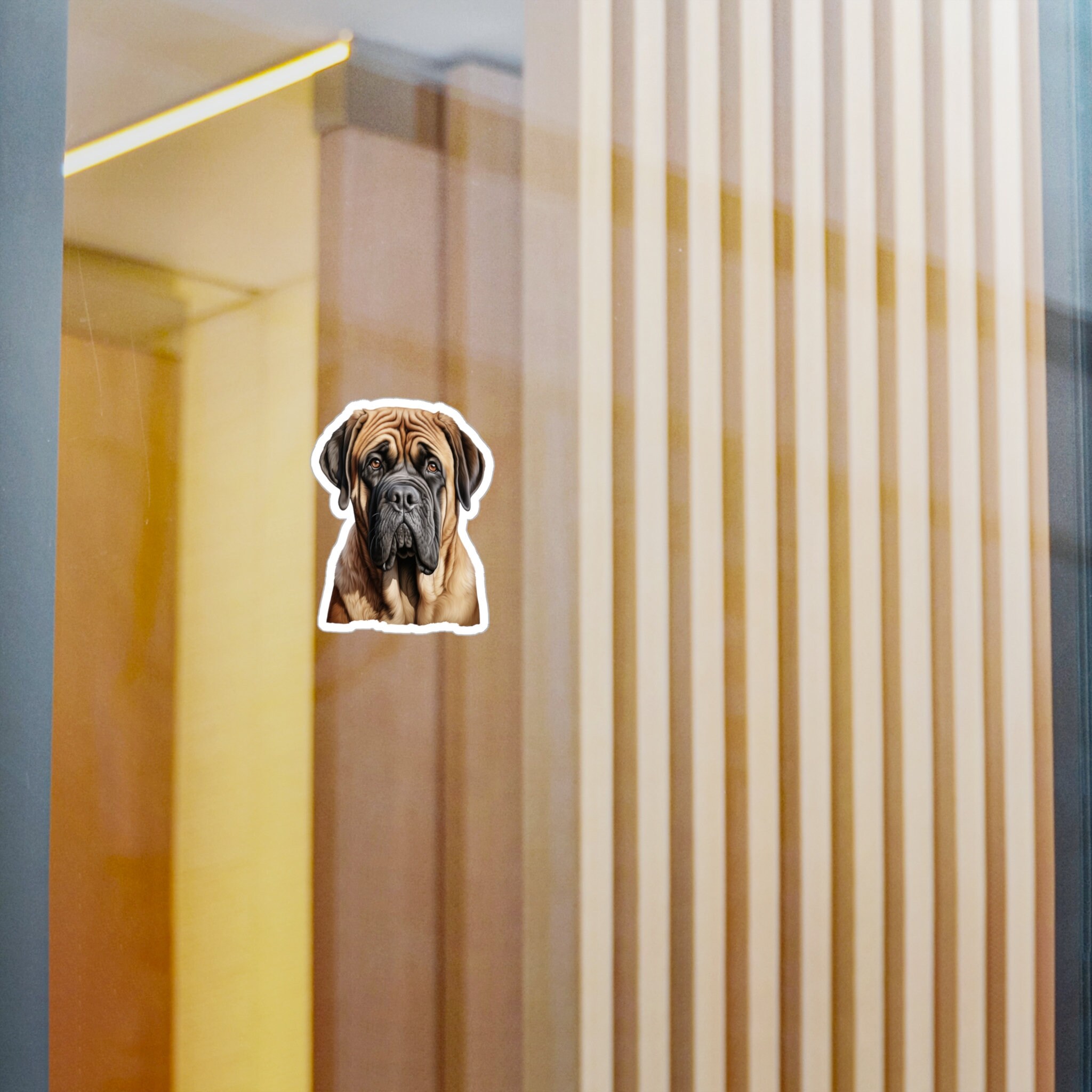 Mastiff Sticker - Kiss-cut Vinyl Dog Decals - Etsy