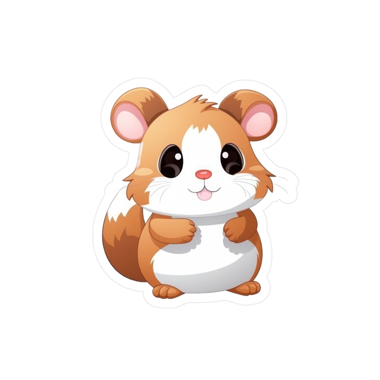 Hamster Sticker - Kiss-cut Vinyl Animal Decals - Etsy