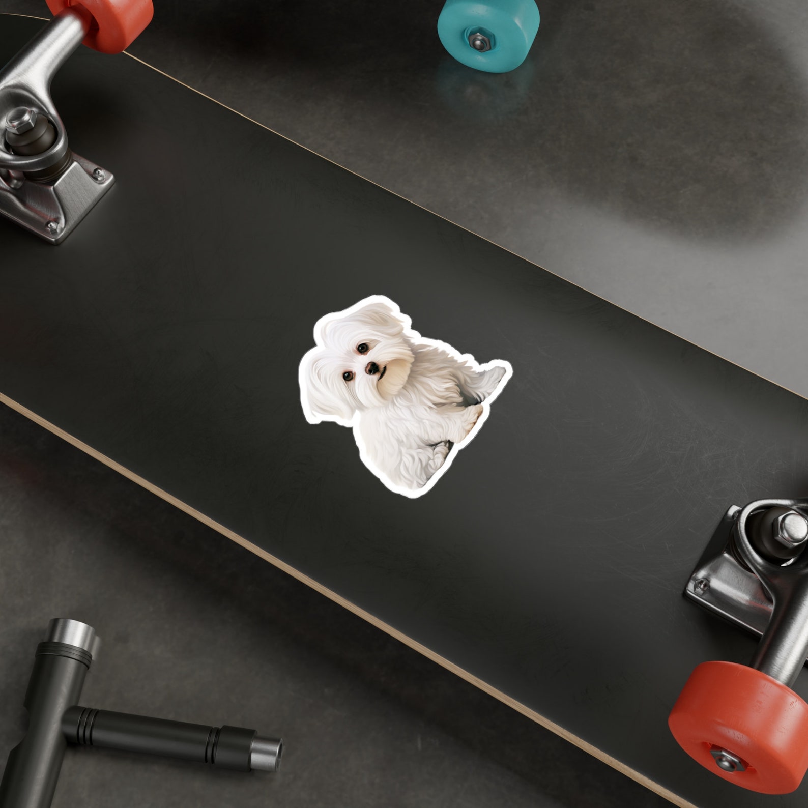 Maltese Sticker Vinyl Dog Decals - Etsy