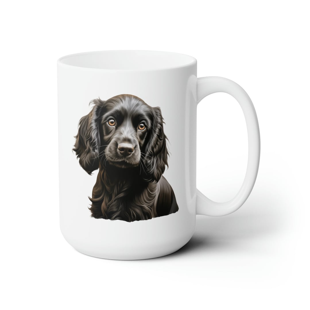 Black Cocker Spaniel Mug - Dog Mom or Dad Gift - 15 Oz - Etsy