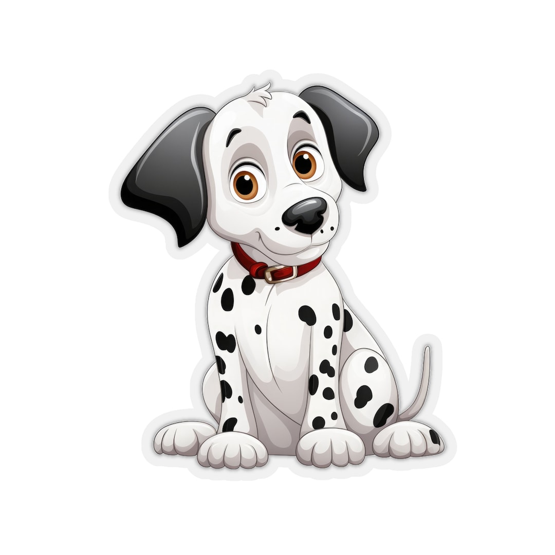 Dalmatian Sticker Kiss-cut Dog Decal - Etsy
