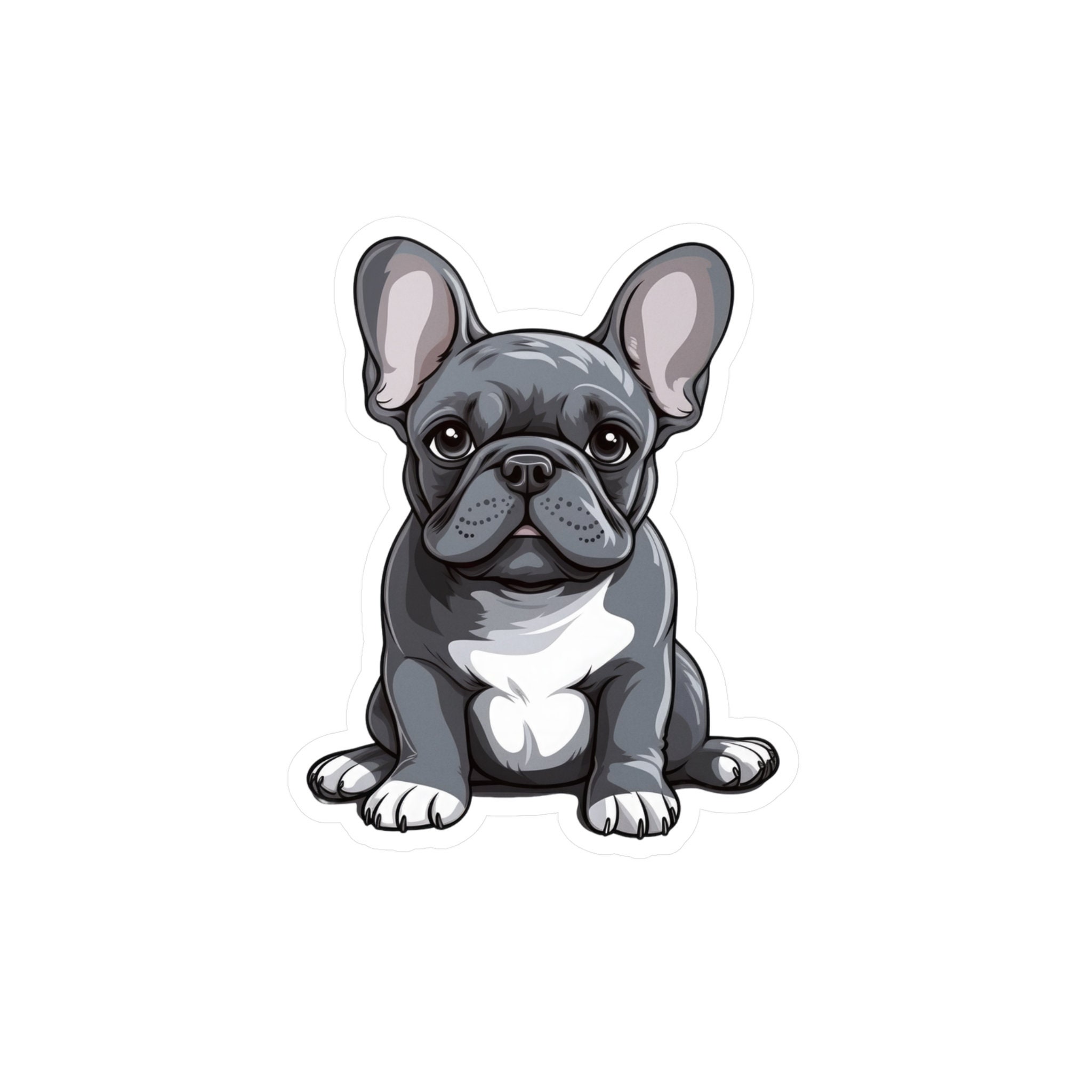 French Bulldog Sticker Vinyl Dog Decals - Etsy