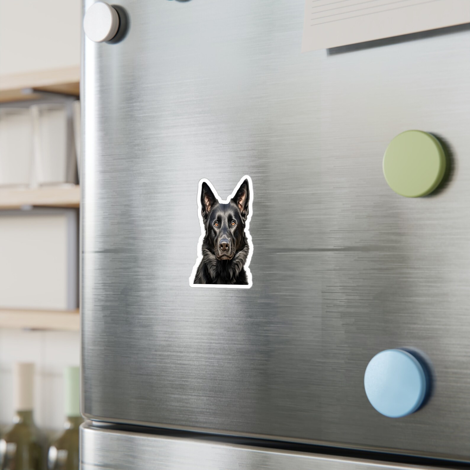 Black German Shepherd Sticker - Dog Vinyl Decals - Etsy