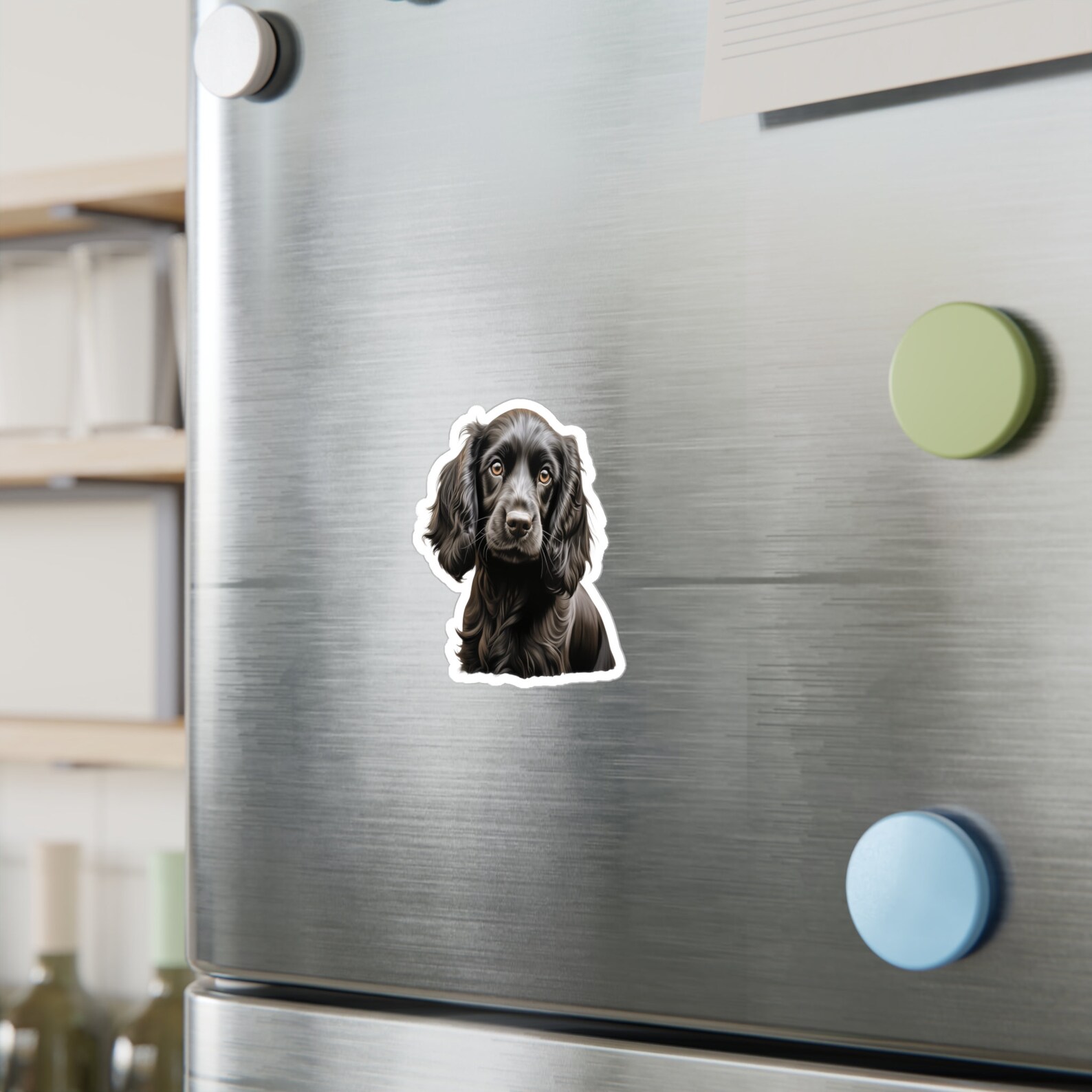 Black Cocker Spaniel Sticker - Vinyl Dog Decals - Etsy