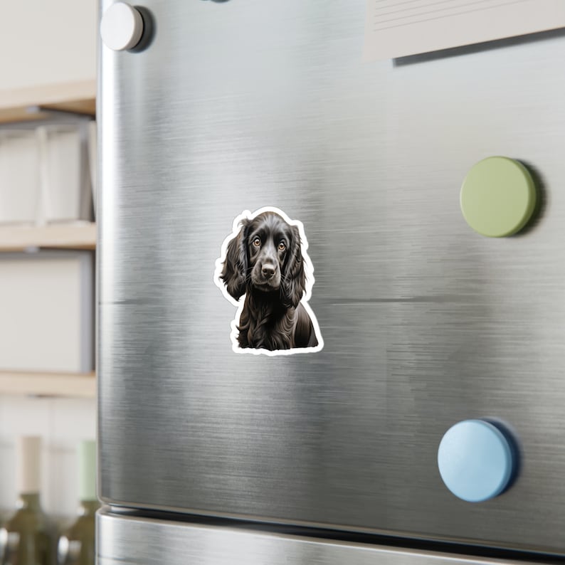 Black Cocker Spaniel Sticker - Vinyl Dog Decals - Etsy