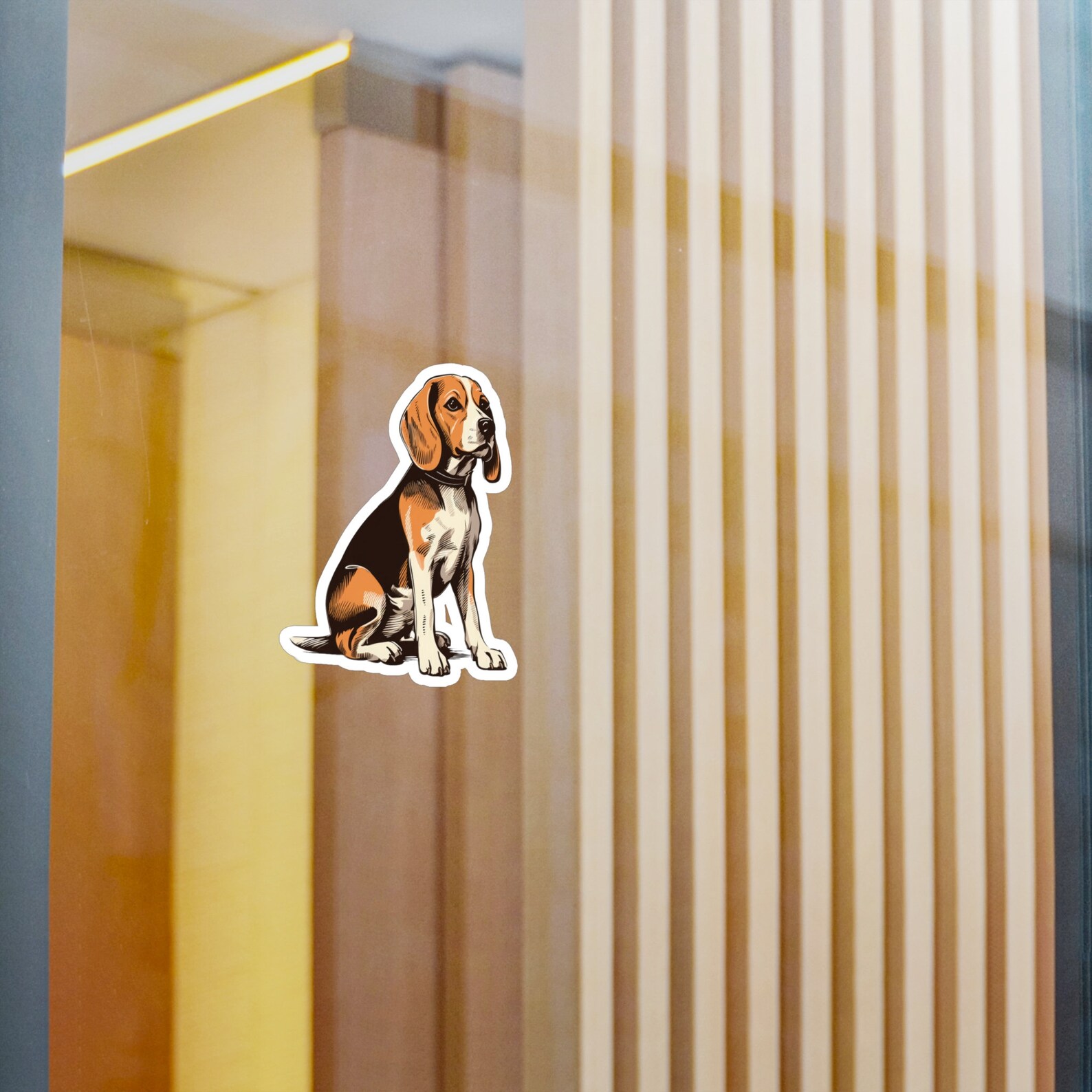 Beagle Sticker - Kiss-cut Vinyl Decals - Etsy