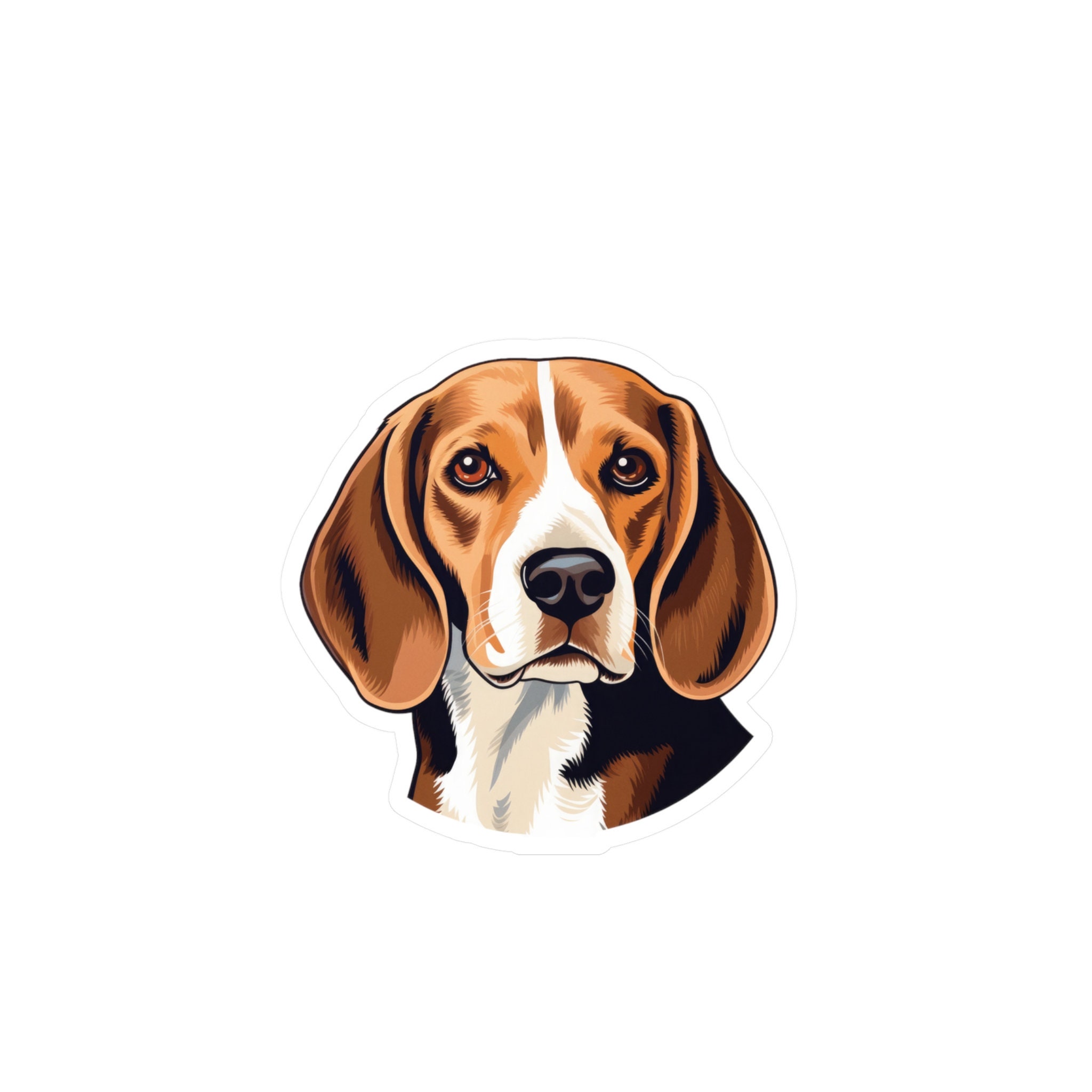 Beagle Sticker Kiss-cut Vinyl Decals - Etsy