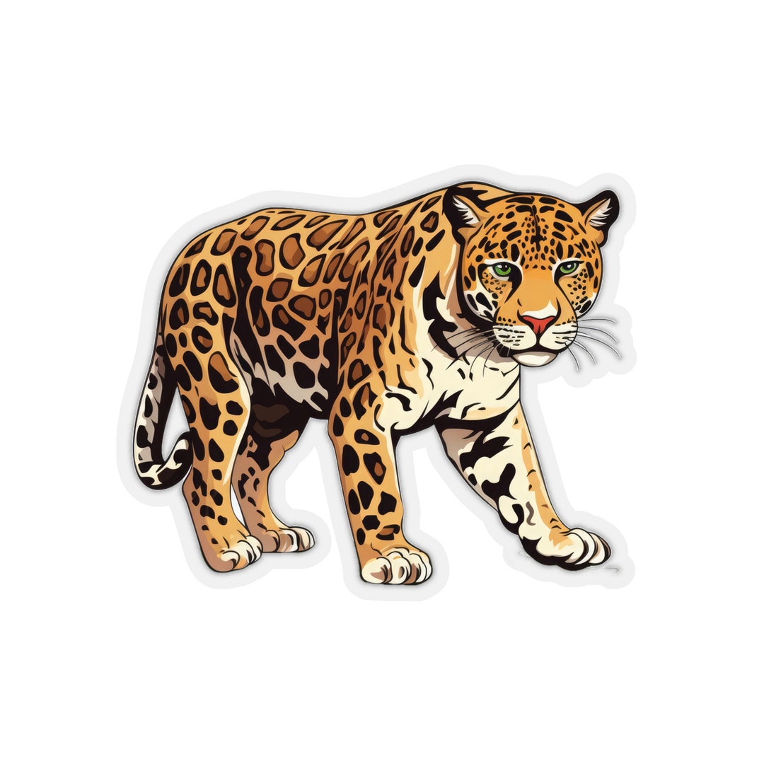 Jaguar Sticker | Jaguar Decal | Animal Laptop Sticker | Computer Decal ...