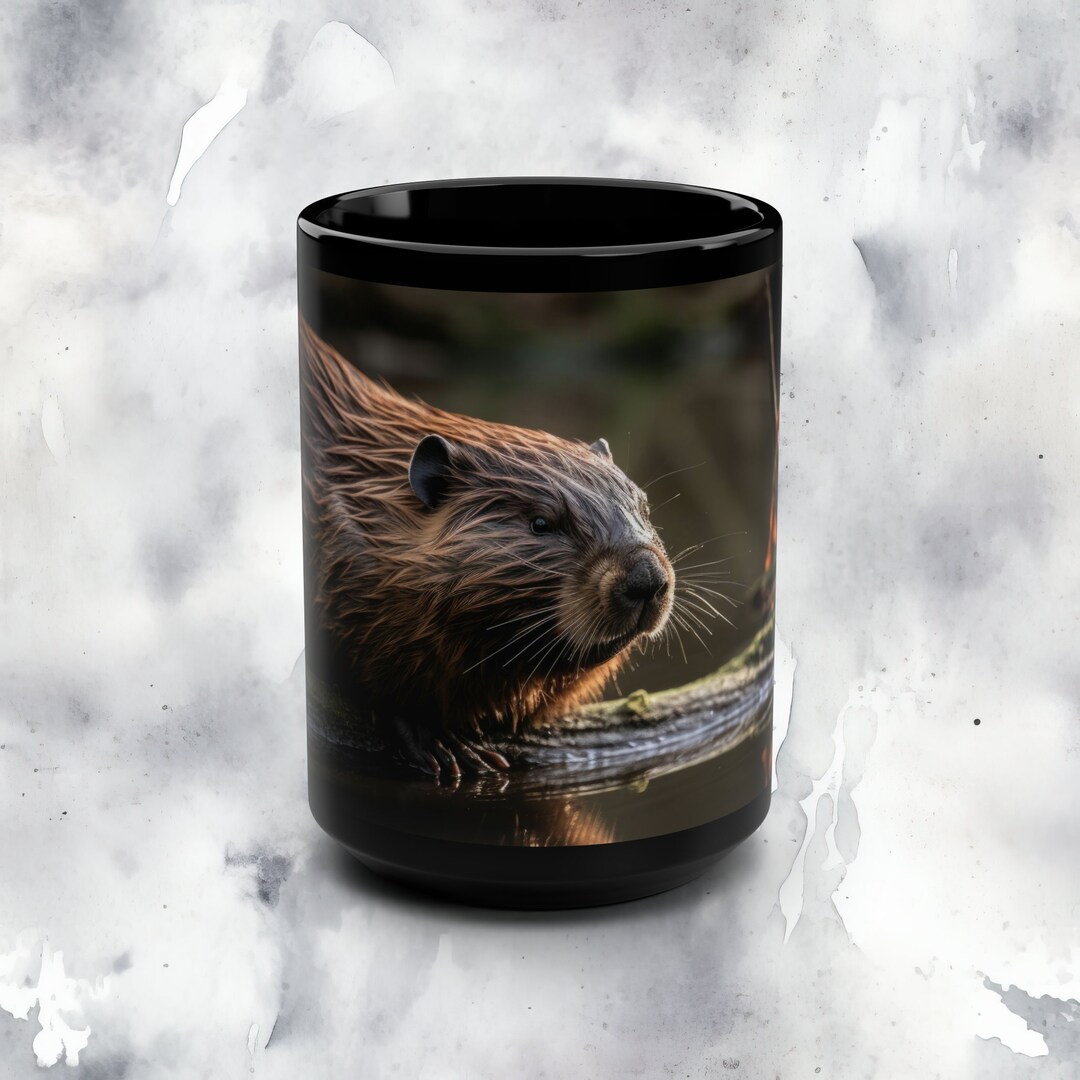 Beaver Mug | Coworker, Teacher or Friend Gift | 15oz Animal Coffee Cup ...