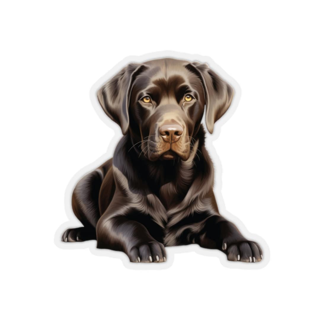 Labrador Retriever Sticker Kiss-cut Dog Decal - Etsy