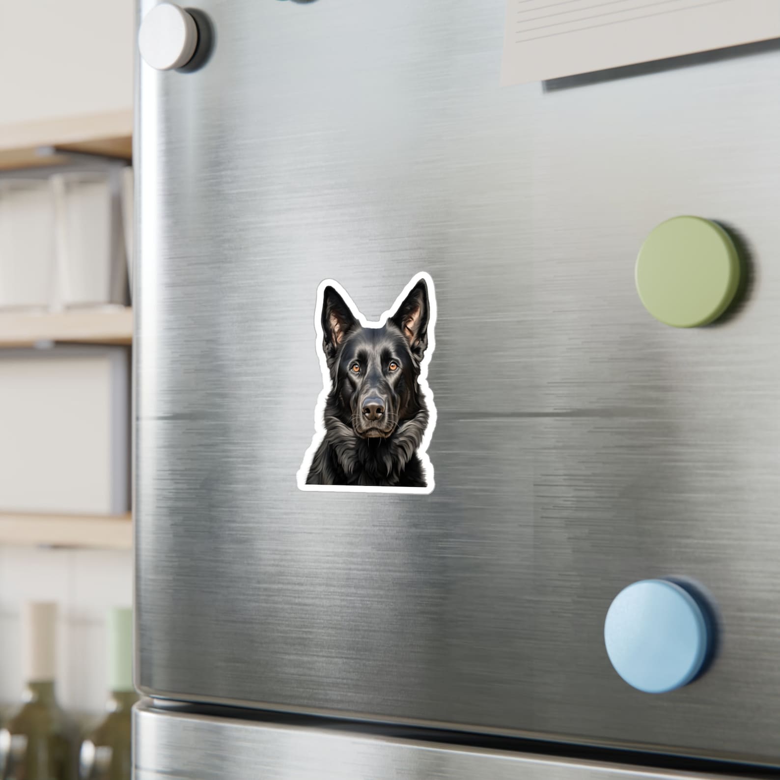 Black German Shepherd Sticker - Dog Vinyl Decals - Etsy