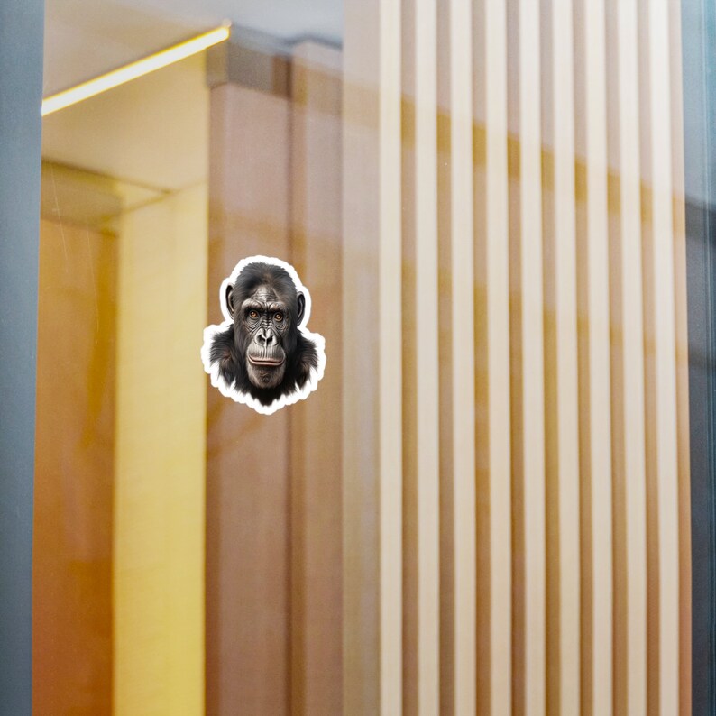 Ape Sticker Monkey Vinyl Decal Animal Car Decal Laptop Sticker Window ...