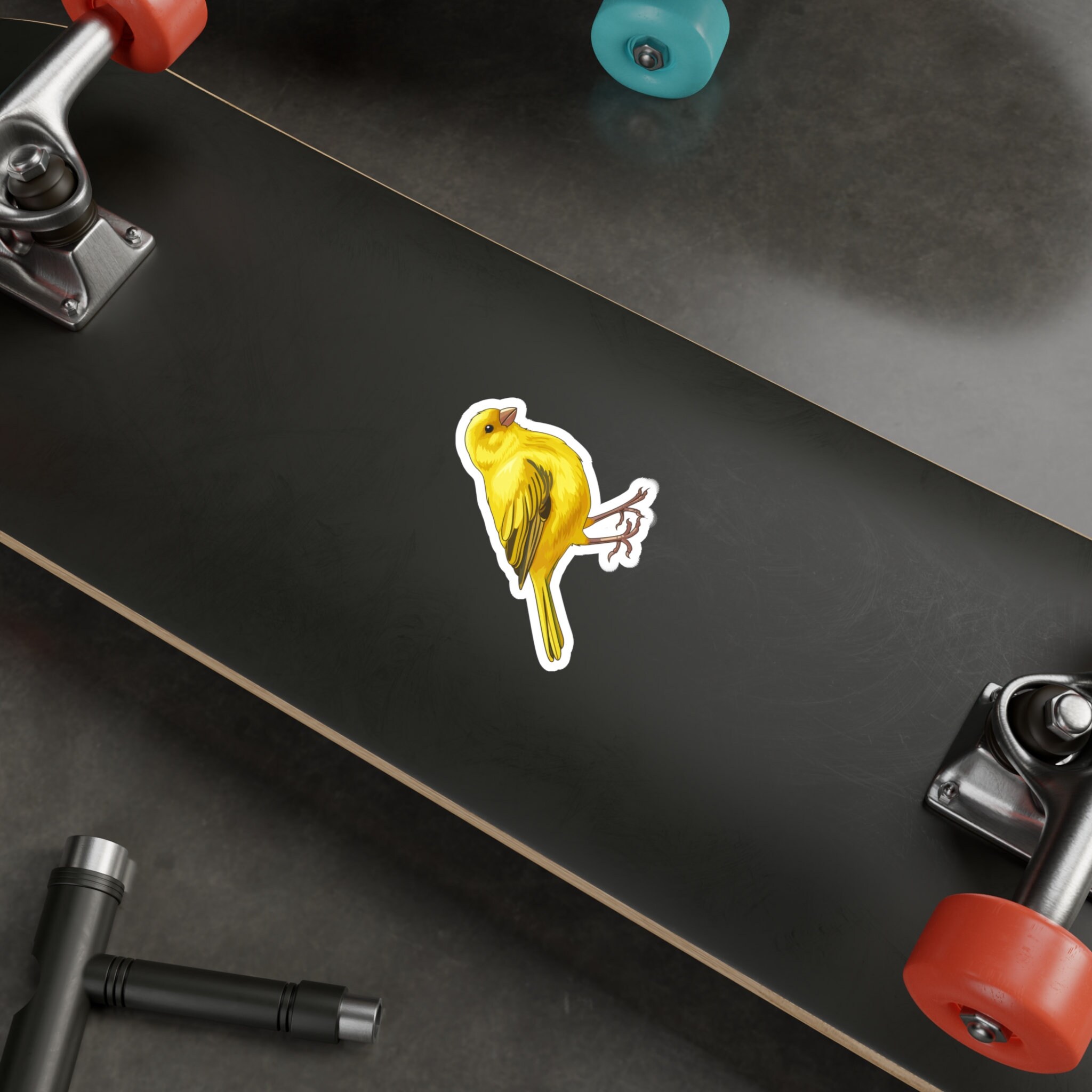 Canary Sticker - Vinyl Bird Decals - Etsy